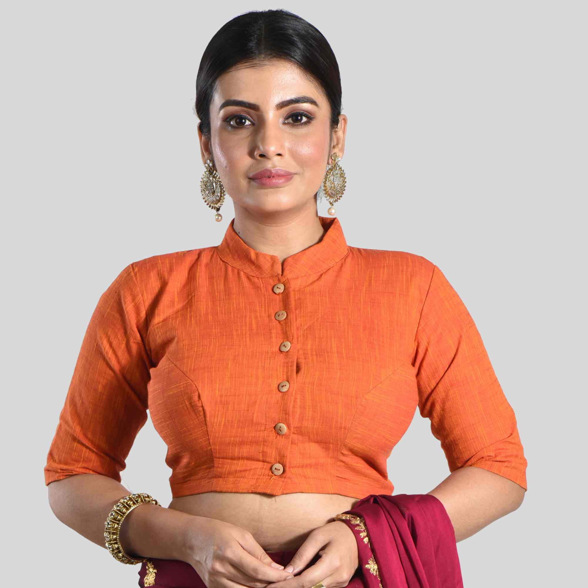 Modern Collar Blouse Designs For Front You’ll Love | fashionsofworld.com